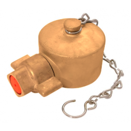 GUN METAL BLANKING CAP - INSTANTANEOUS HOSE COUPLING