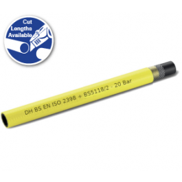 Superdurair 20 Bar Yellow Air Hose to BS EN ISO 2398 & BS 5118/2