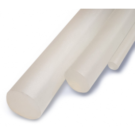 White Silicone Solid Rubber Cord 60° Shore